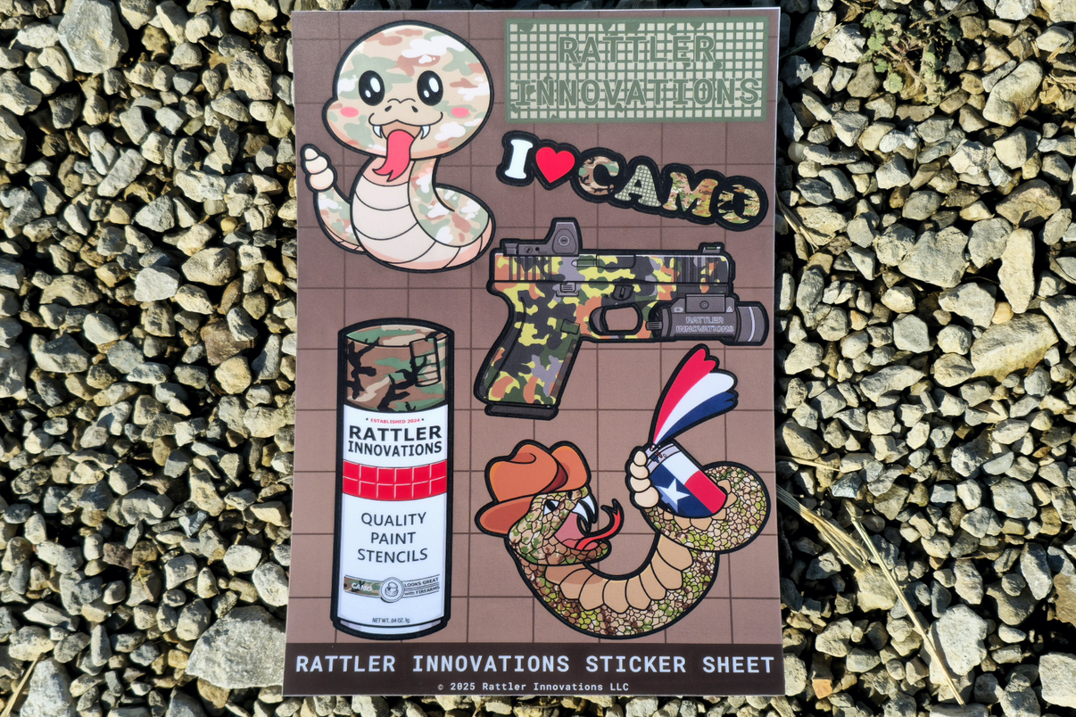 Rattler Innovations Sticker Sheet – Rattler Innovations LLC